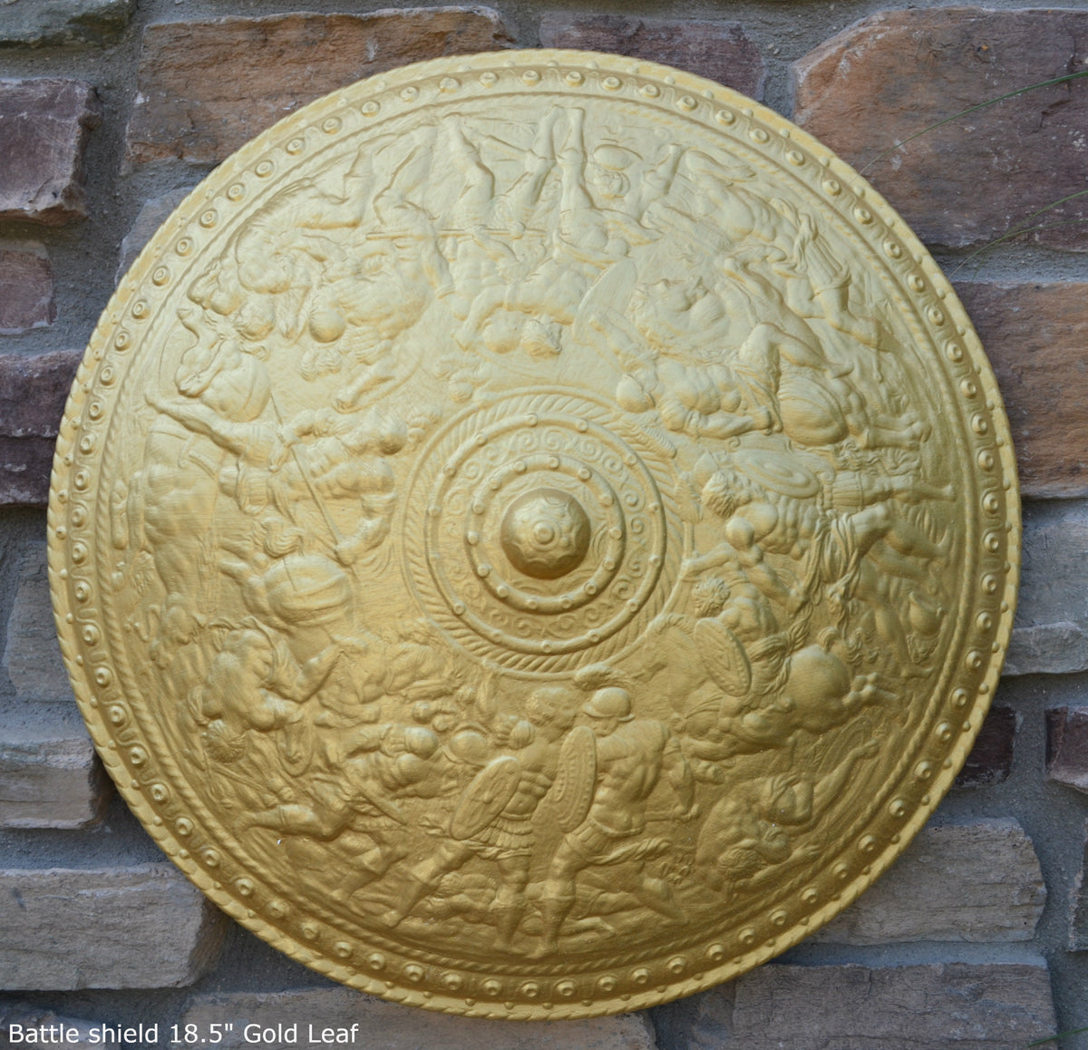 Roman Greek Battle shield Sculptural Wall relief www.Neo-Mfg.com 18.5 ...