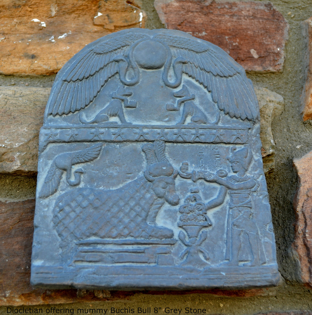 History Egyptian Diocletian offering mummy Buchis Bull Plaque Artifact ...