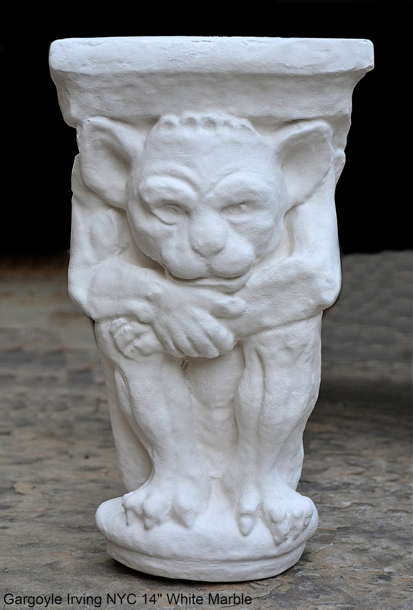 Gargoyle Irving NYC wall Shelf corbel Grotesque goblin sculpture www.N ...