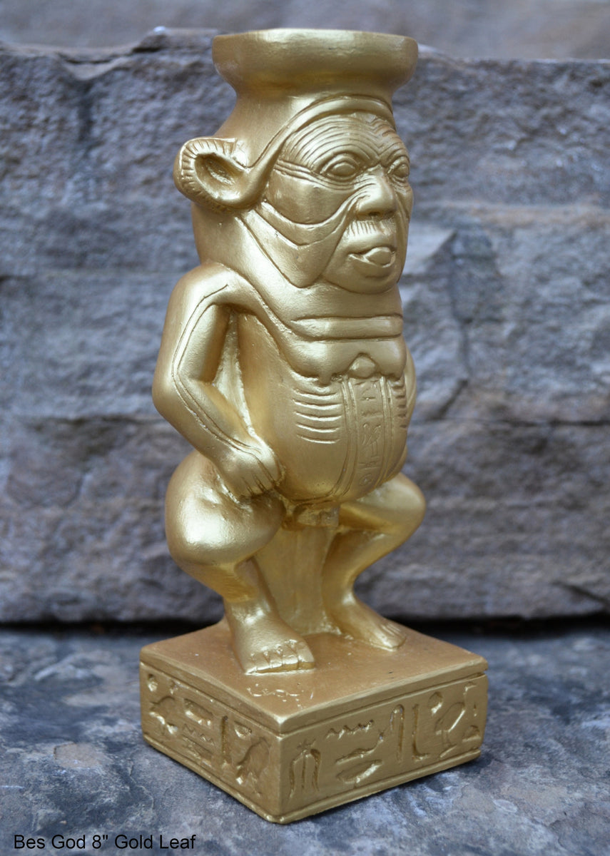 Egyptian Bes god Statue Sculpture Artifact Sculpture 8" www.Neo-Mfg.co ...
