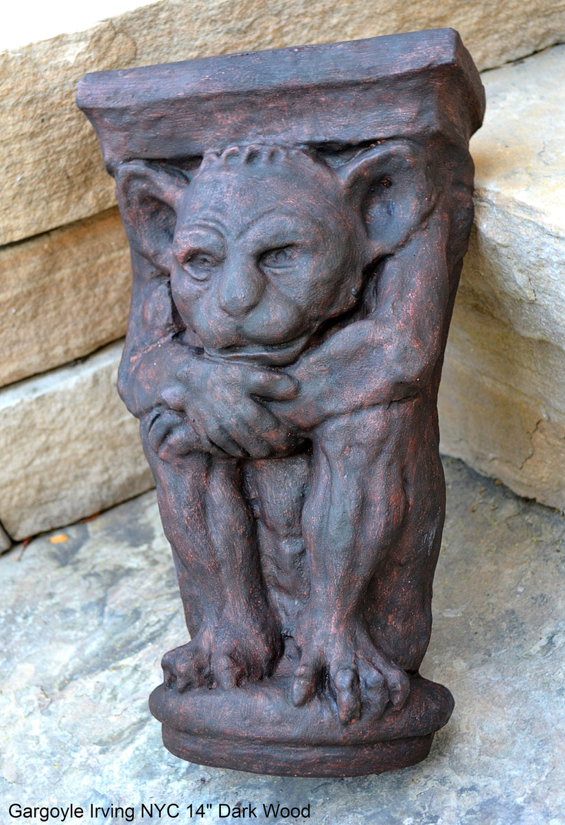 Gargoyle Irving NYC wall Shelf corbel Grotesque goblin sculpture www.N ...