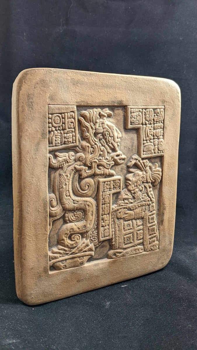 Aztec Maya Mesoamerica Yaxchilán Vision Serpent Lintel 7.25" www.NEO-M ...