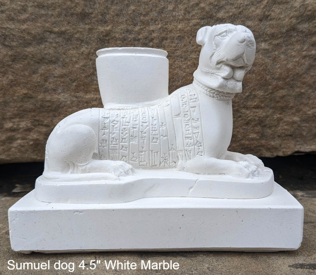 Assyrian Sumuel dog Persian art Sculpture 4.5" www.Neo-Mfg.com – www ...