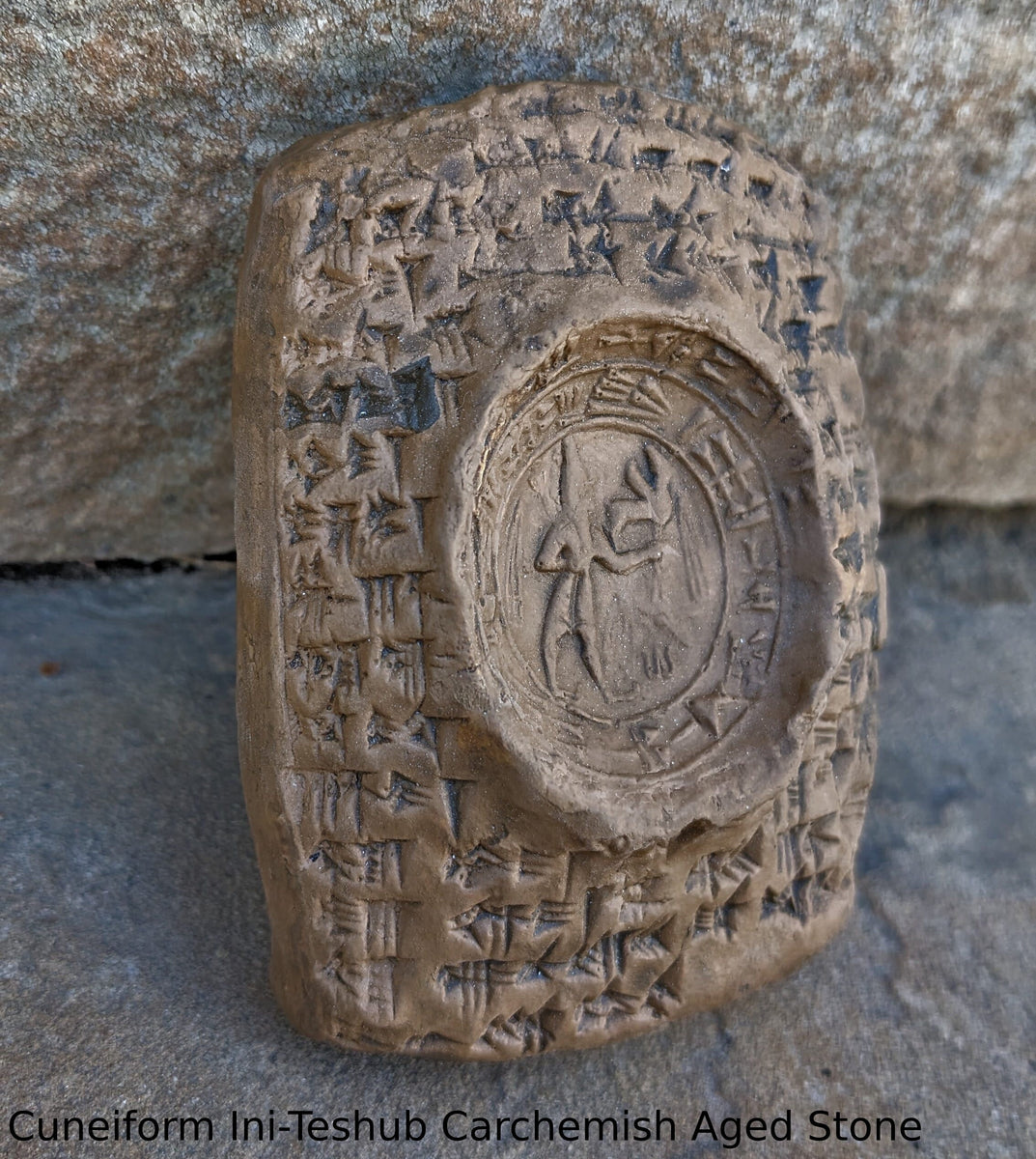 Babylonian cuneiform Ini-Teshub of Carchemish Sculpture www.Neo-Mfg.co ...