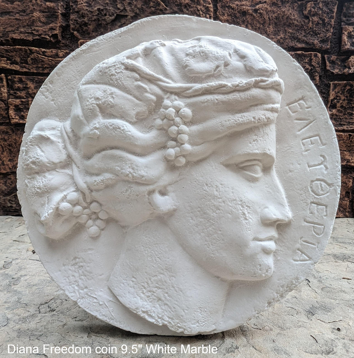 Roman Greek Diana Freedom coin Sculptural Wall relief plaque www.Neo-M ...